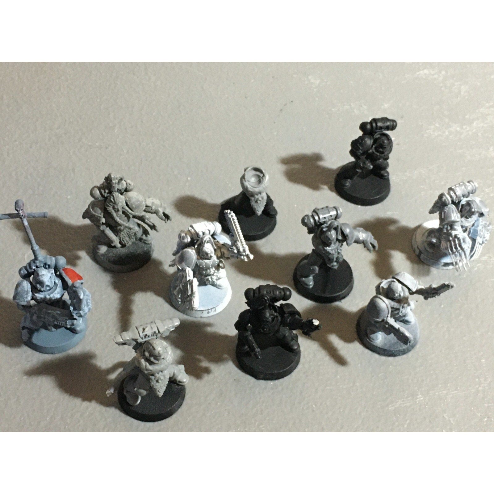 A21791 WARHAMMER 40K SPACE MARINES WOLVES INCOMPLETE GREY HUNTERS GW ...