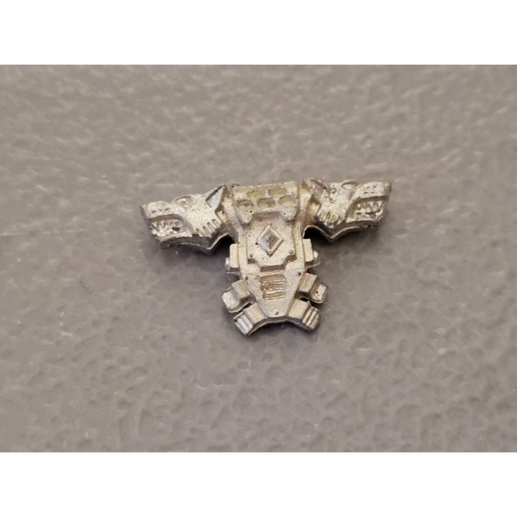 A19051 WARHAMMER 40K SPACE MARINES WOLVES METAL BACKPACK WOLF HEAD ...