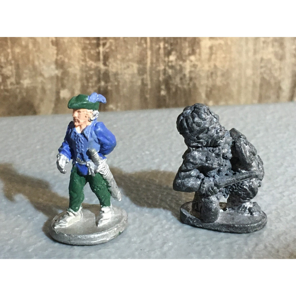 A32074 GRENADIER METAL MINIATURES UNKNOWN FANTASY DWARF HUMAN WARRIOR ...