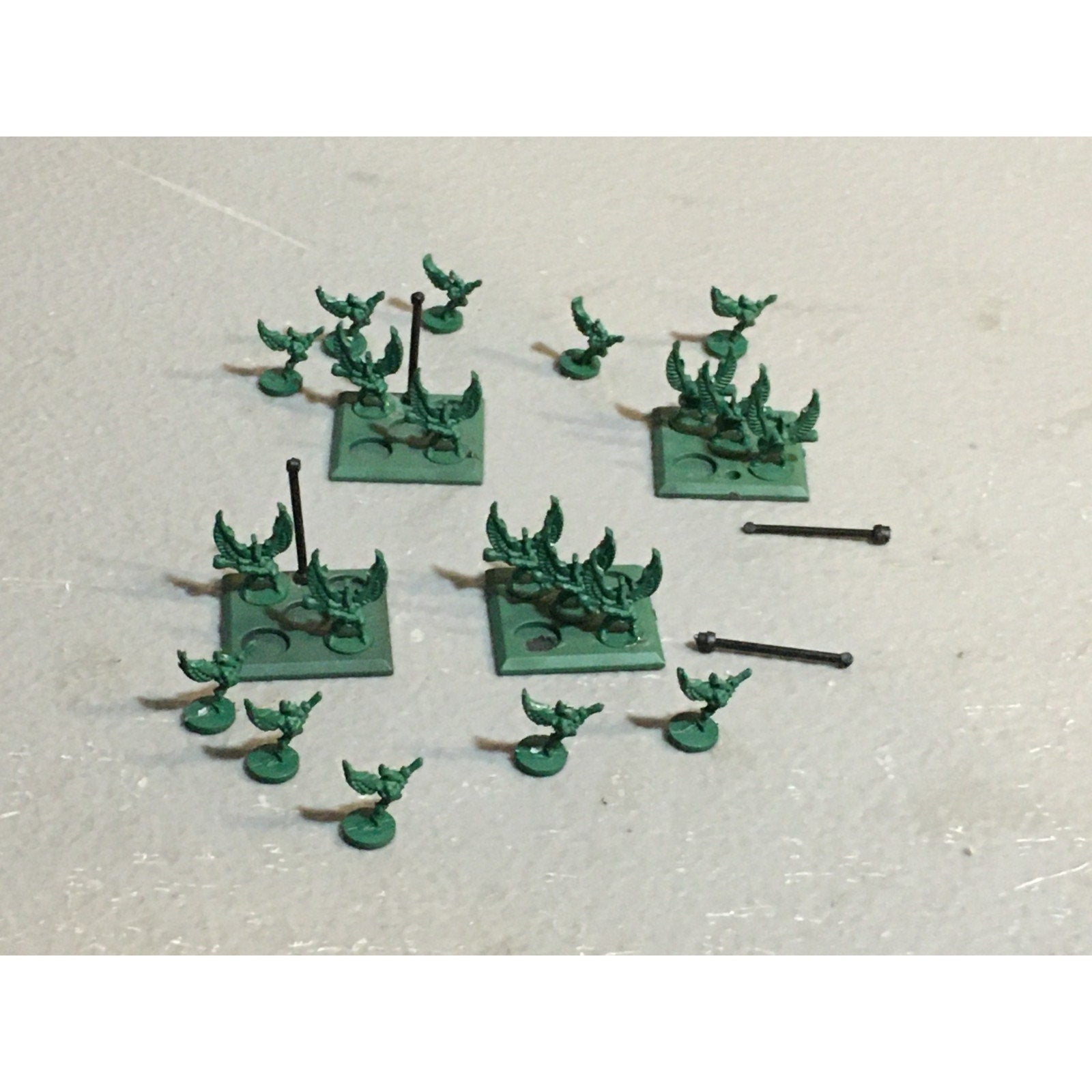 A25166 WARHAMMER 40K EPIC ELDAR CRAFTWORLDS SWOOPING HAWKS 4 STANDS GW ...