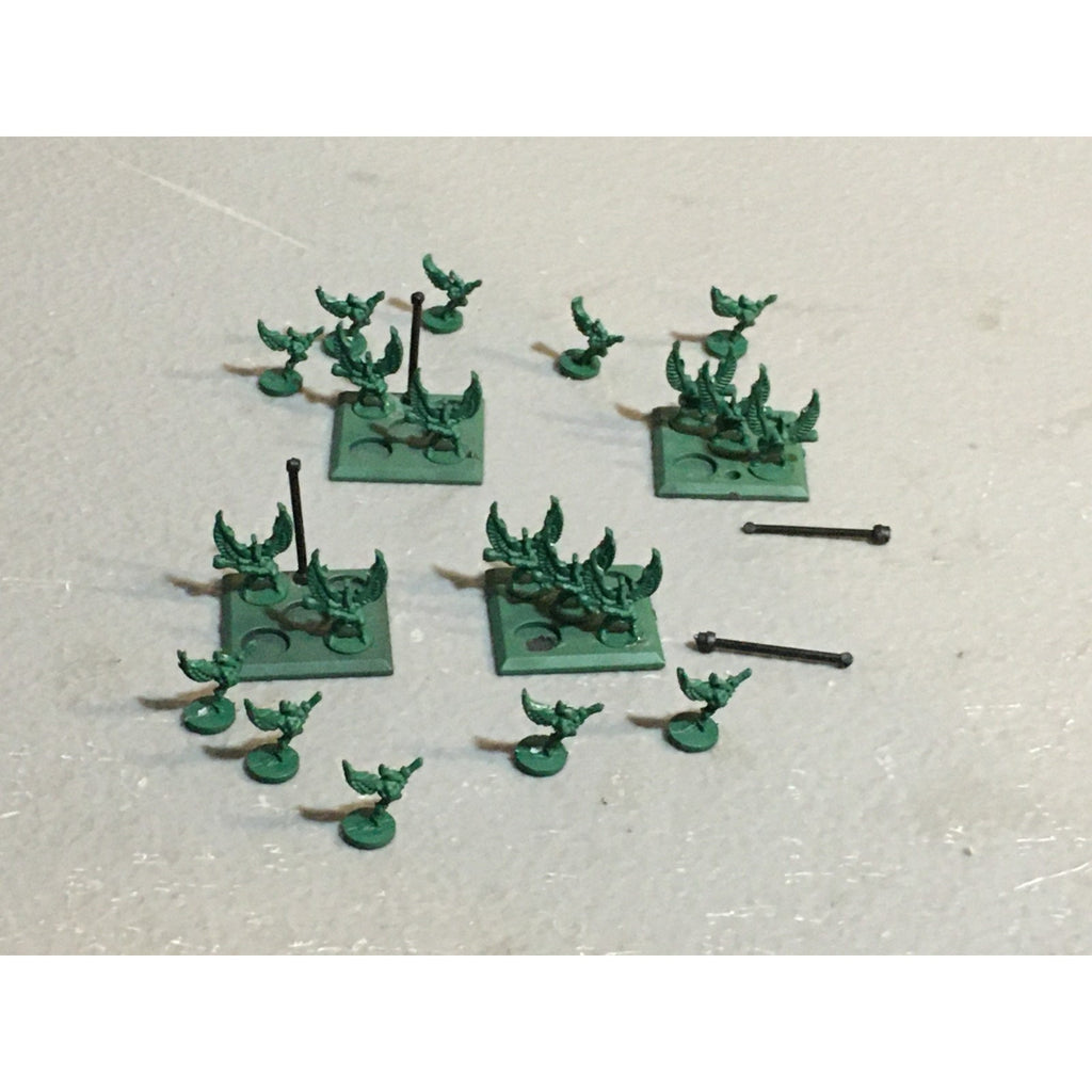 A25166 WARHAMMER 40K EPIC ELDAR CRAFTWORLDS SWOOPING HAWKS 4 STANDS GW ...