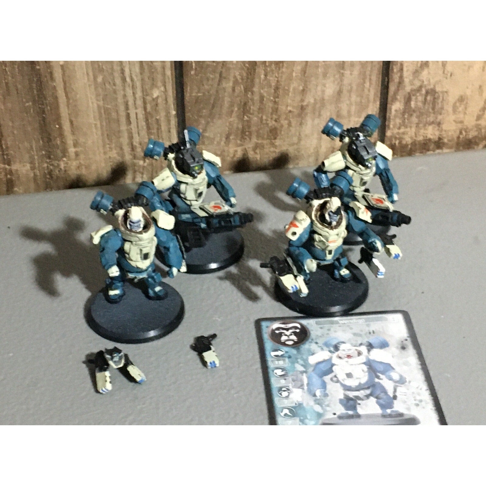 A22163 RACKHAM AT-43 KARMANS WENDIGOS CUSTOM HEADS NO CARDS LOOSE MINI ...