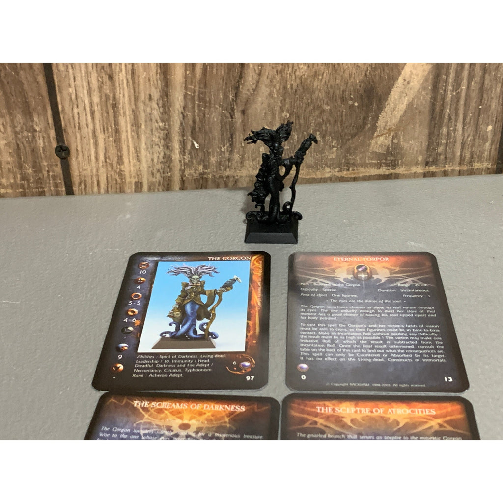 A16409 RACKHAM CONFRONTATION METAL OOP THE GORGON W CARD – PODY PRODUCTS