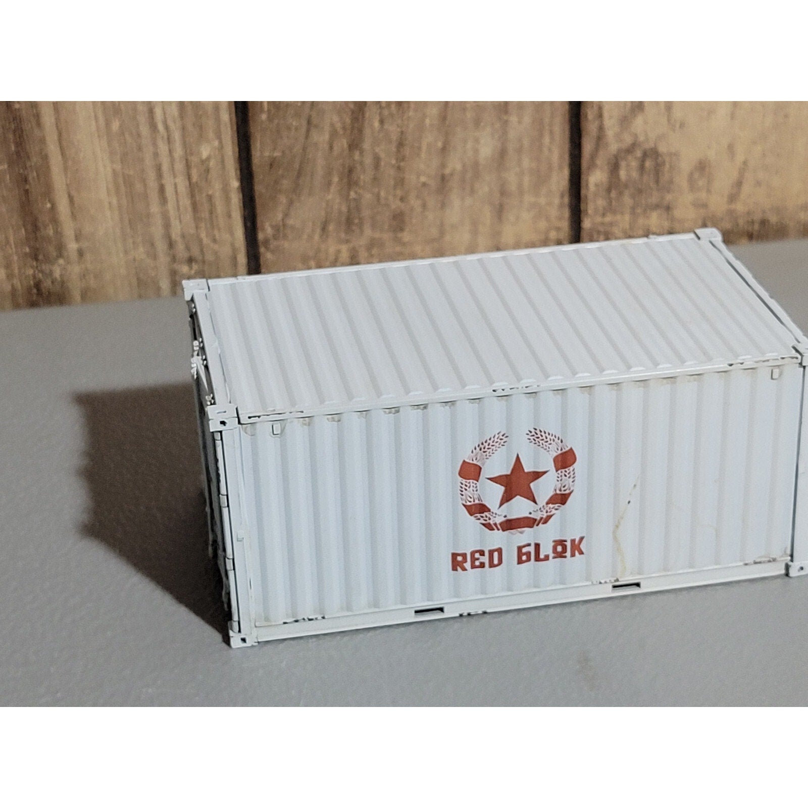 A18478 RACKHAM AT-43 RED BLOK SHIPPING CRATE STORAGE CONTAINER SCENERY ...