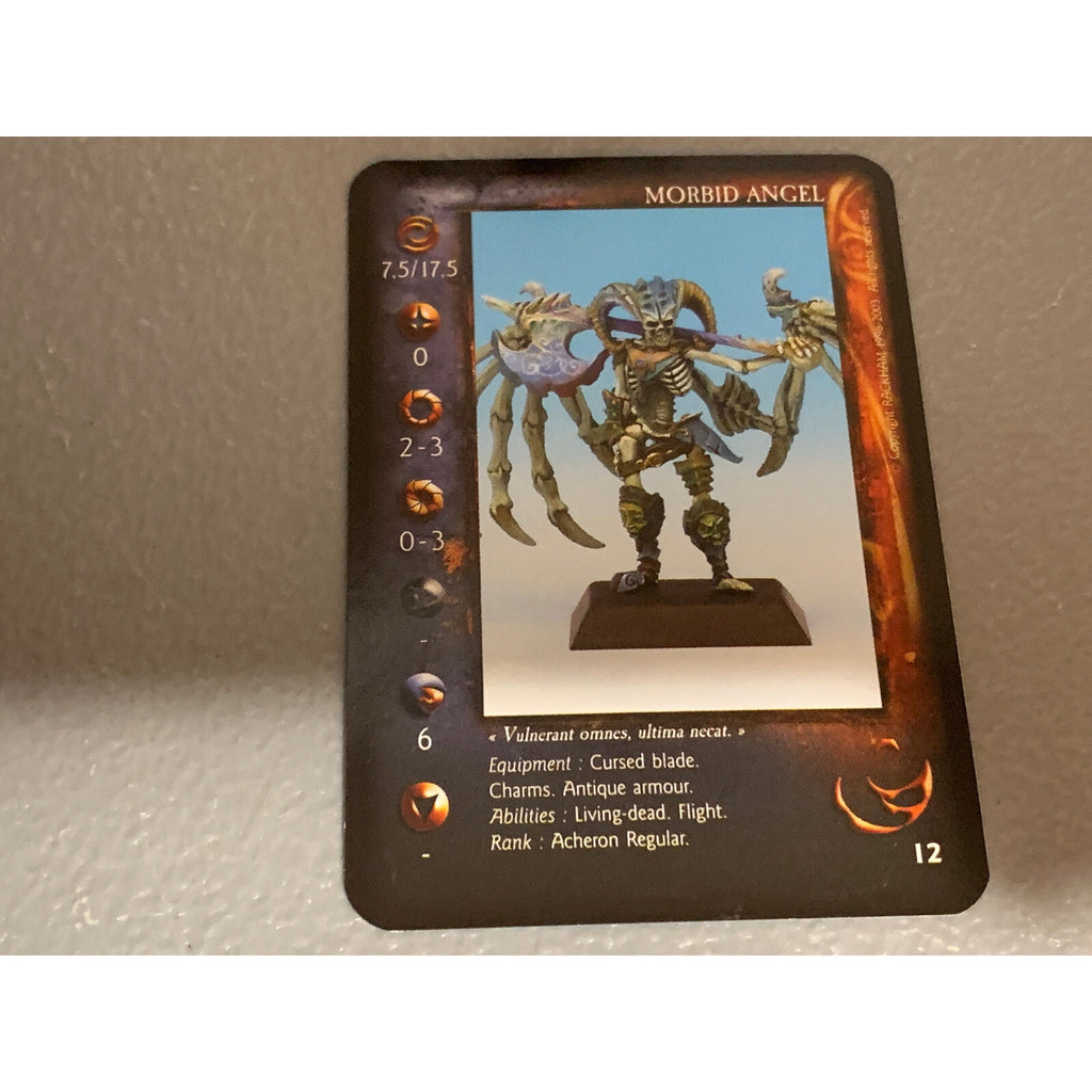 A16416 RACKHAM CONFRONTATION METAL OOP MORBID ANGEL W CARD – PODY PRODUCTS